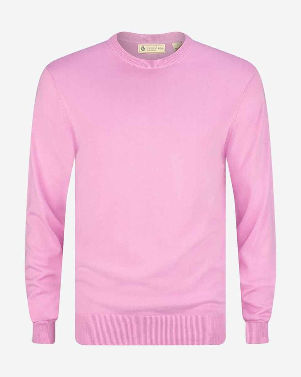 Donald Ross Mens Sweater - Super Fine Cotton Crew Neck, Seasonal – A2Z Golf
